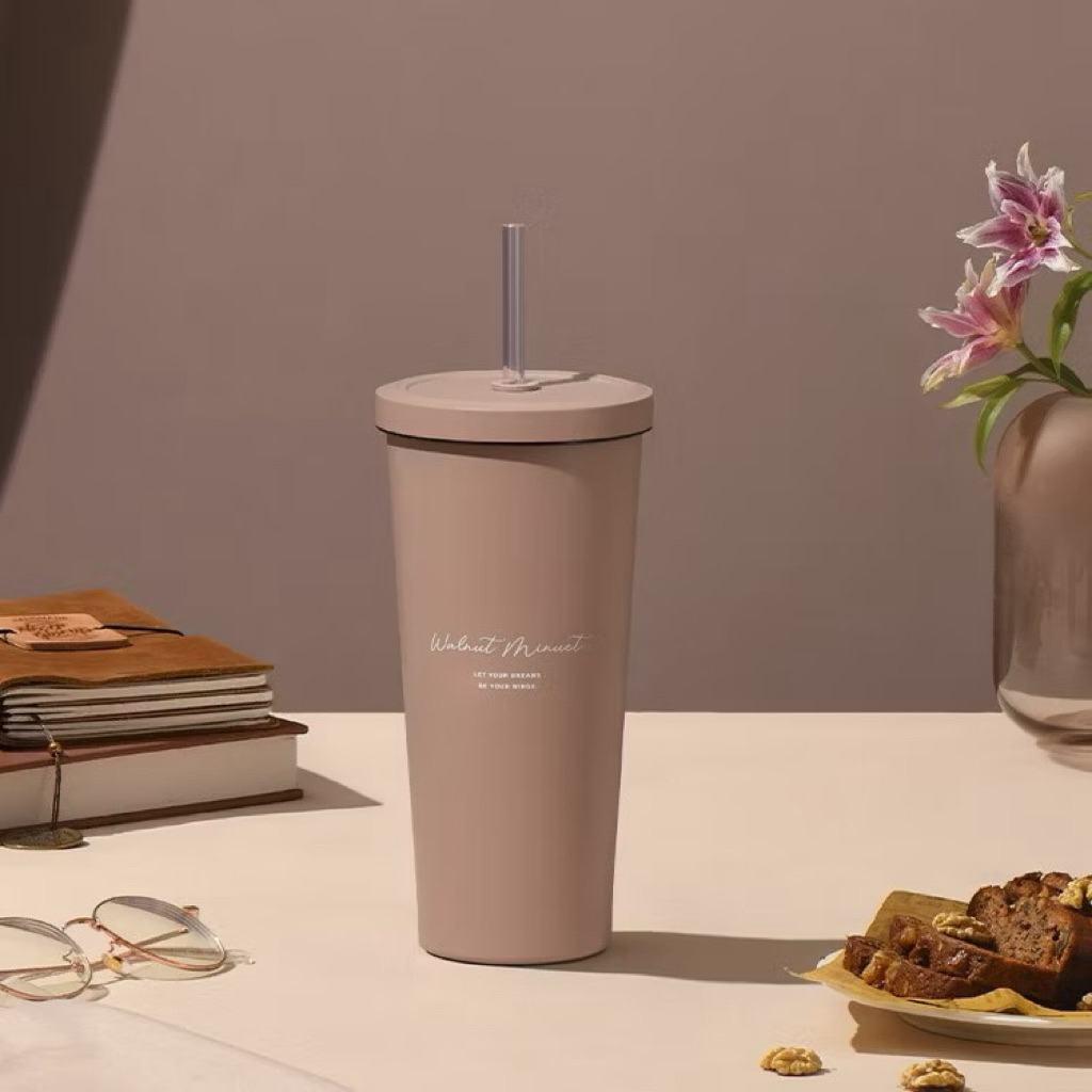 【全新】Oolab 良杯製所 小莊園系列 核桃舞曲 陶瓷易潔層吸管杯 710ml 保溫 保冷 水杯 水壺 手搖 | 蝦皮購物