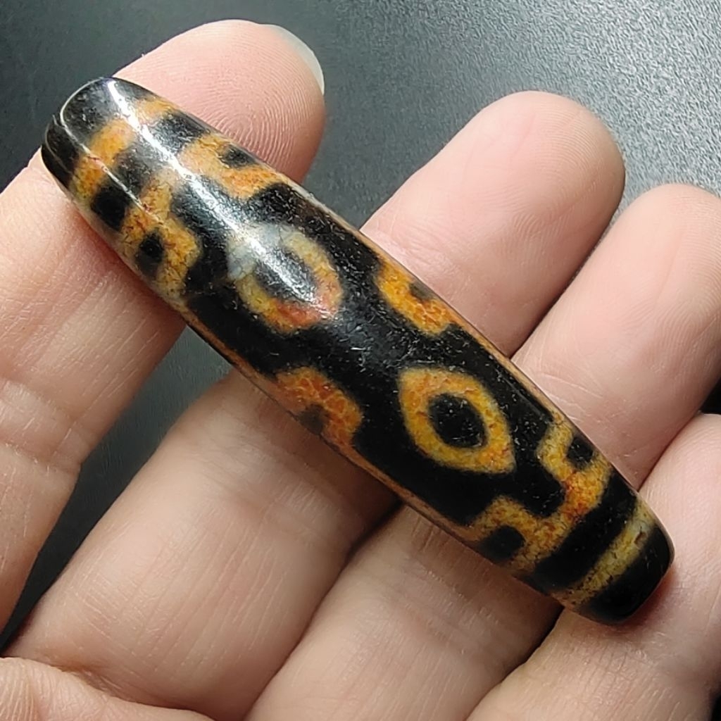 西藏藏傳早期老件平安十字佛龍眼四眼天珠【編號:C005】 | 蝦皮購物