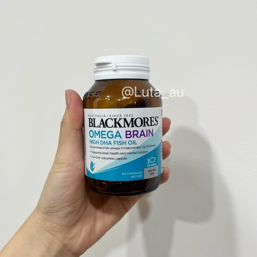 Blackmores omega brain high dha fish oil 60s 四倍魚油 60粒 | 蝦皮購物