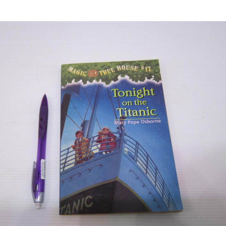 「二手書」Magic tree house #17 Tonight on the Titanic 英文讀本 | 蝦皮購物