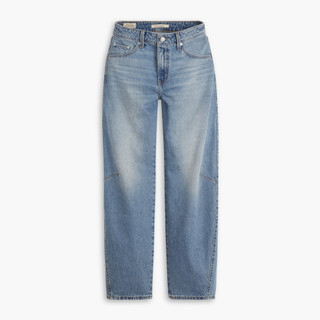 Levis 女款 Baggy Dad Barrel 錐形寬鬆牛仔褲 淺藍水洗 0039A-0002 | 蝦皮購物