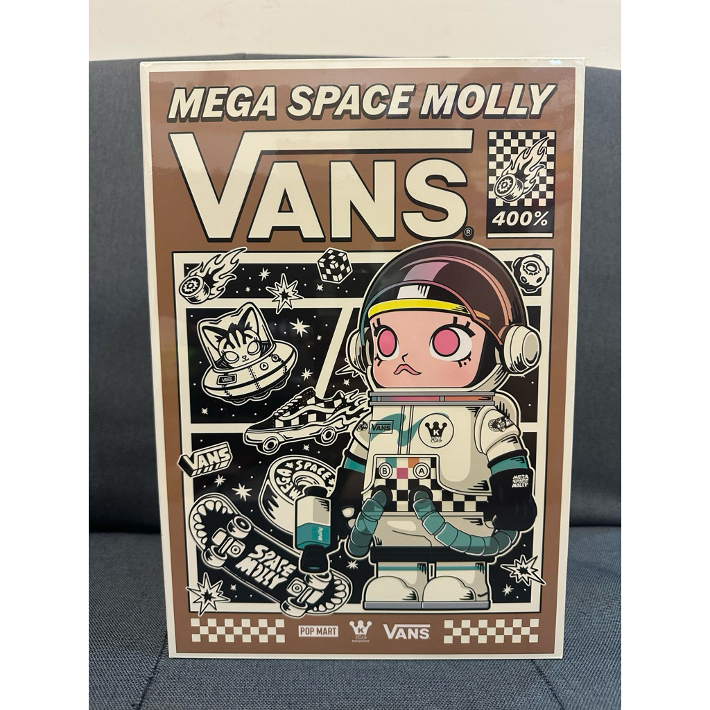 POP MART Mega Space Molly X VANS 400% 全新正品台灣公司貨 popmart | 蝦皮購物