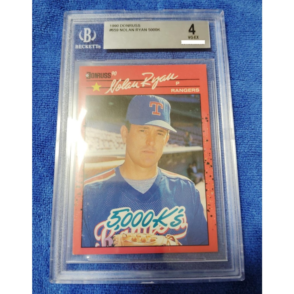 美國職棒 MLB 大聯盟德州遊騎兵 諾蘭·萊恩 Nolan Ryan 5000K KING OF KINGS 打印錯誤卡 | 蝦皮購物