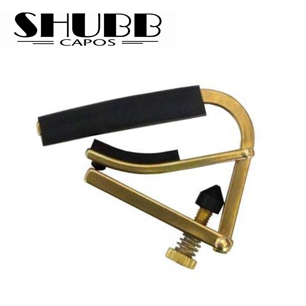 名冠樂器 SHUBB Original Capo C1b 移調夾 滾輪式 鋼弦吉他適用 經典金色黃銅 | 蝦皮購物