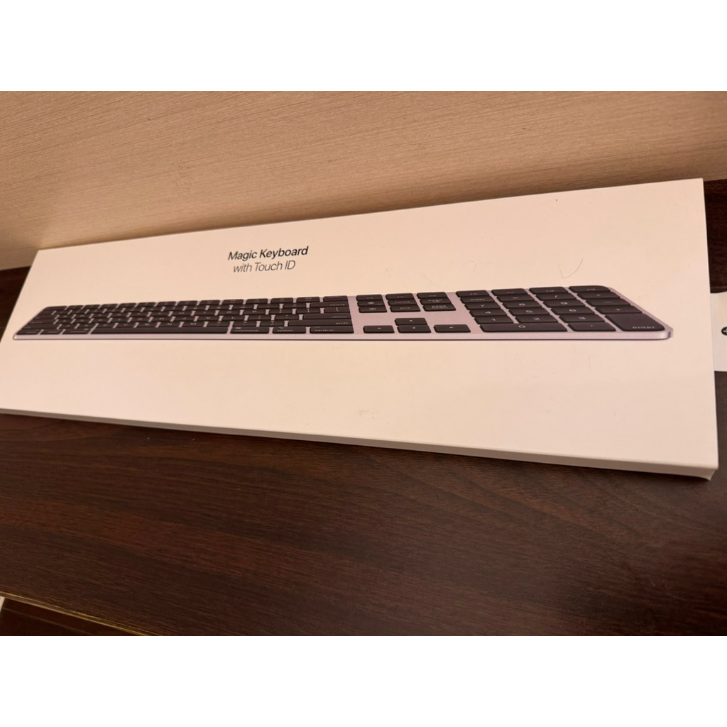 Apple Magic Keyboard with Touch ID 無線藍芽 巧控鍵盤 黑 A2520 盒裝 | 蝦皮購物