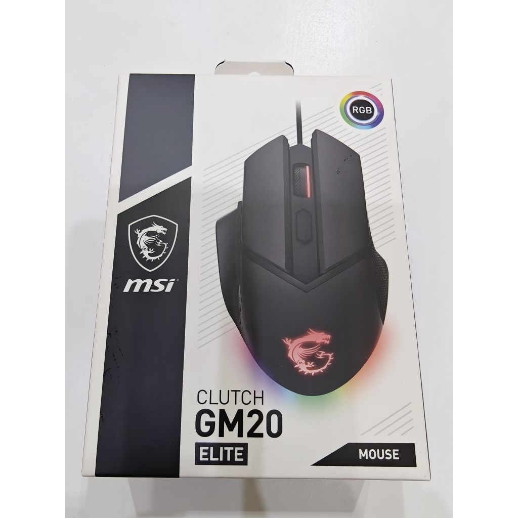 MSI 微星電兢滑鼠 CLUTCH GM20 ELITE MOUSE | 蝦皮購物