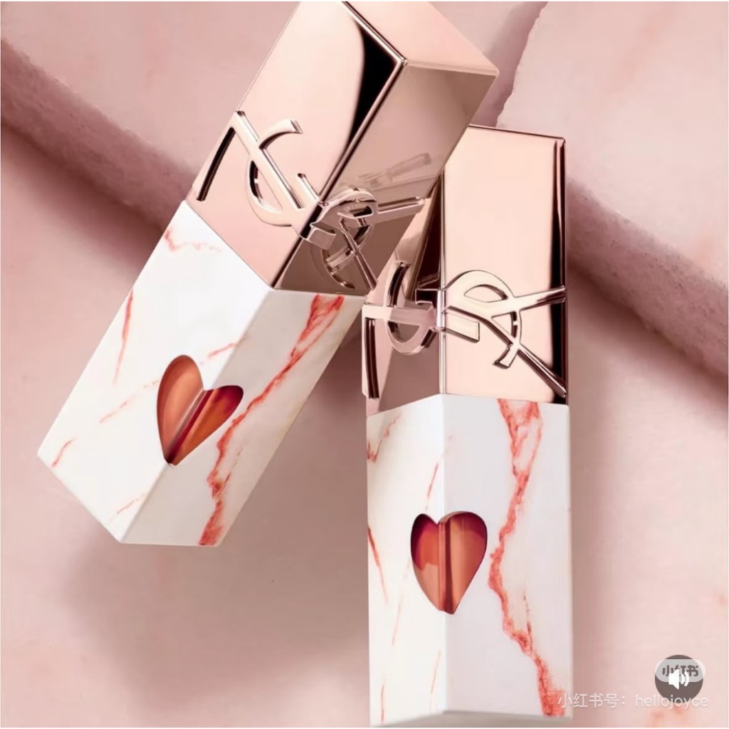 七夕 奢華印記鎖心光唇釉 愛心唇釉 #442 #443 #610 #444 YSL 漆光唇釉 coco彩購 聖羅蘭 | 蝦皮購物
