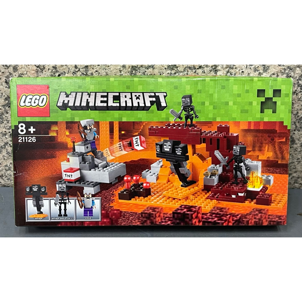 【絕版品】LEGO 21126 The Wither 樂高 全新未拆封 Minecraft 系列 | 蝦皮購物