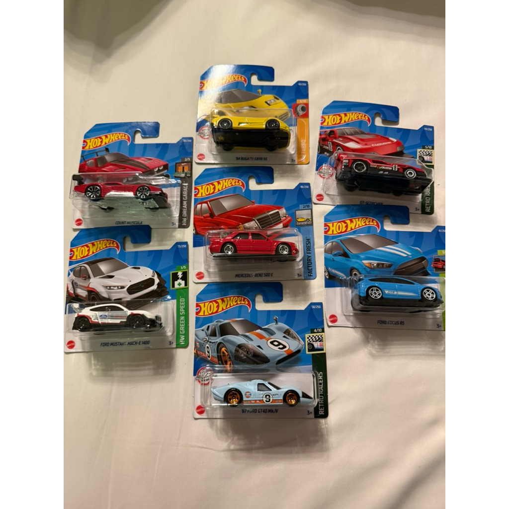 風火輪ford 野馬跑車 布加迪ss 賓士500E GT-scorcher 福特GT40 mk.iv 美式肌肉車模型特賣 | 蝦皮購物