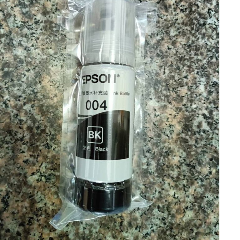 EPSON 墨水黑色 004 (保證正原廠)L3150/L5190/L3210/L3550/L3256/L5590 | 蝦皮購物