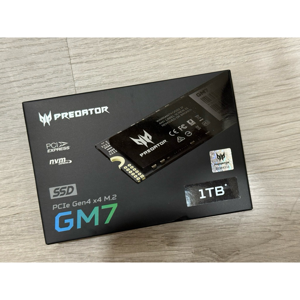 [全新未拆] Acer Predator GM7 M.2 PCIe 4.0 SSD/固態硬碟 | 蝦皮購物