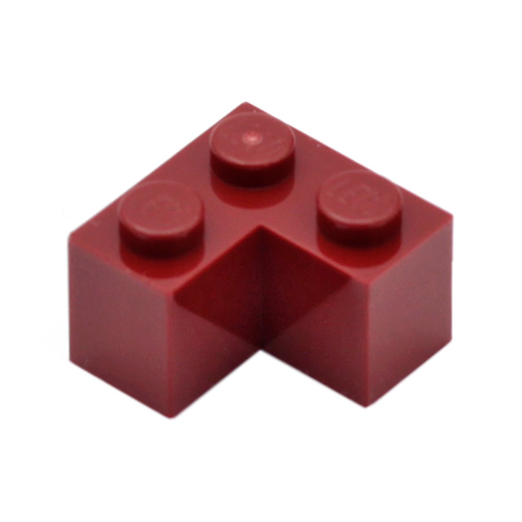 COOLPON｜這是樂高®LEGO®的正版零件 深紅 Brick 2x2 Corner 2357 4541379 轉角磚 | 蝦皮購物