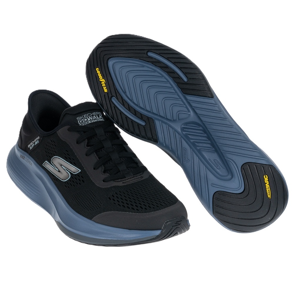 SKECHERS 男鞋 健走系列 健走鞋 瞬穿舒適科技 GO WALK MAX WALKER - 216584BLK | 蝦皮購物