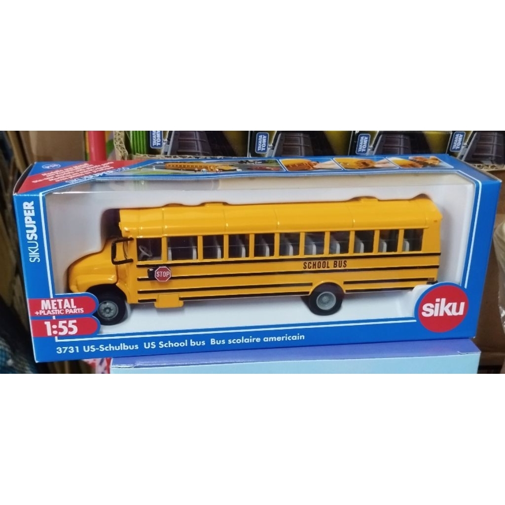 全新 1：55 SIKU 3731 美國學校巴士 美國 學校巴士 學校 巴士 巴士車 校車 School Bus | 蝦皮購物