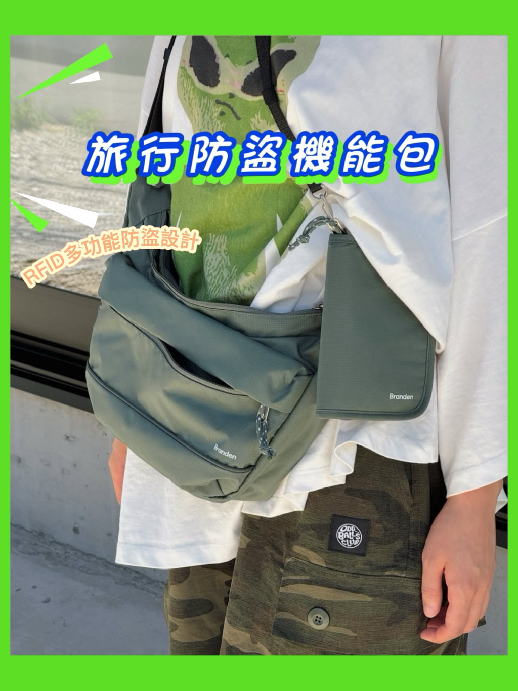 AOKI STUDIO 韓國代購｜Branden 旅行防盜機能包 護照包 | 蝦皮購物