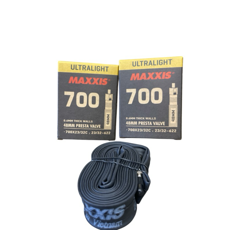 [ㄚ順雜貨鋪] MAXXIS ULTRALIGHT 超輕量內胎 700x23/32C 法式氣嘴 48mm/60mm | 蝦皮購物