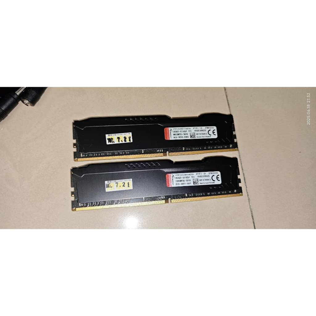 HX432C18FBK2/32 HyperX FURY DDR4 3200 16G*2 1對共32G | 蝦皮購物