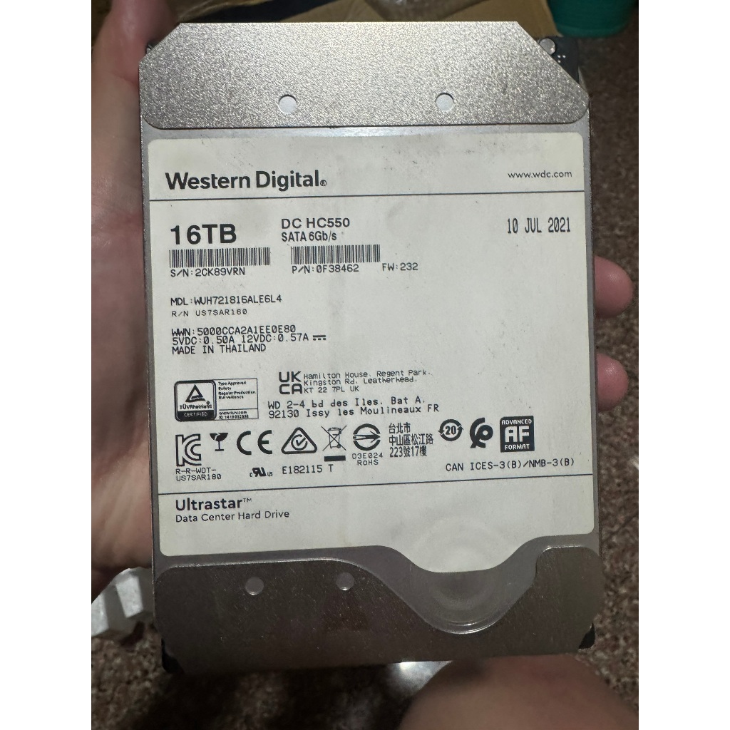 WD Seagate Toshiba 企業硬碟 18T 16T 12T 10T 8T非新品 部分保內 | 蝦皮購物