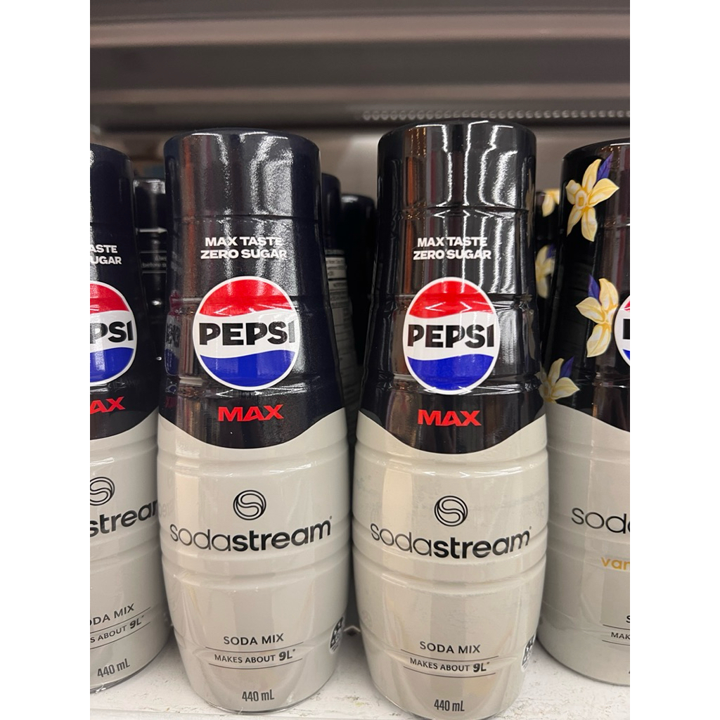 AussieBuy🌸 澳洲代購🇦🇺 百事可樂濃縮糖漿SodaStream Pepsi Max 440ml可製作9公升可樂 | 蝦皮購物