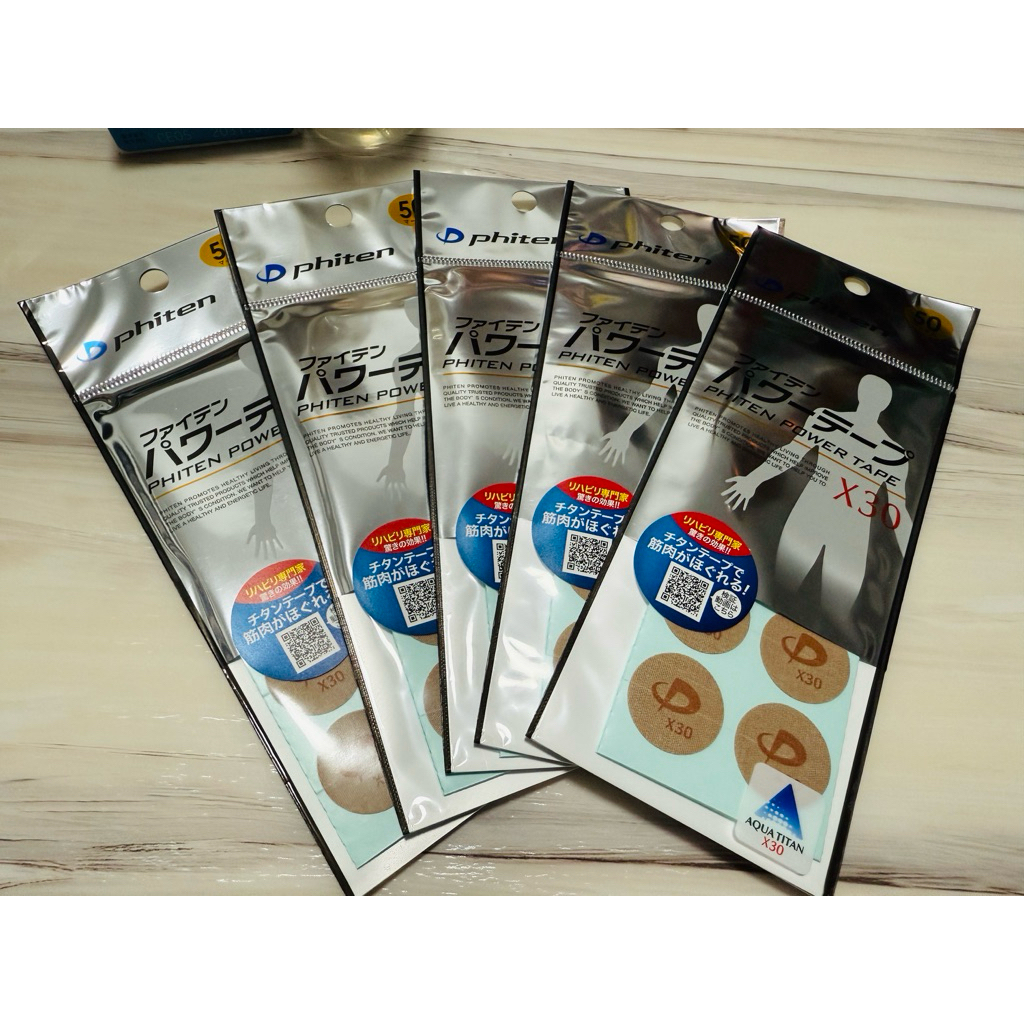 🇯🇵 現貨 Phiten 液化鈦 神奇小圓貼 能量貼布 50枚 | 蝦皮購物