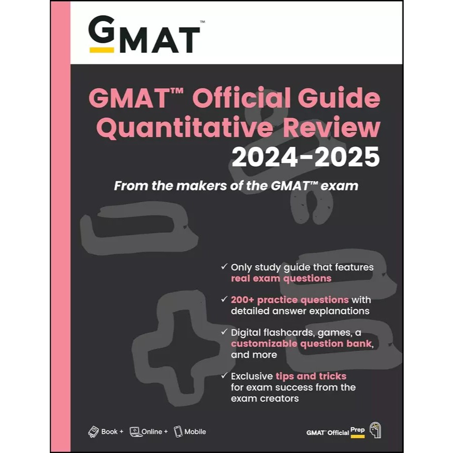 (全新特價)GMAT Official Guide Quantitative Review 2024-2025: Book+Online ...