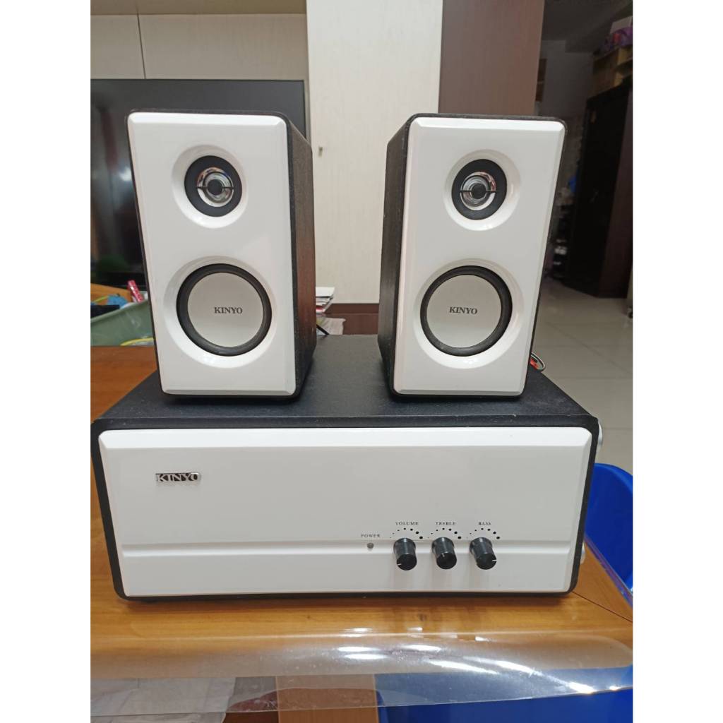 KINYO 2.1聲道全木質防磁擴大喇叭 KY-670 北歐風全木質擴大喇叭 2.1音箱 鋁底盆喇叭 低音強勁 高音清晰 | 蝦皮購物