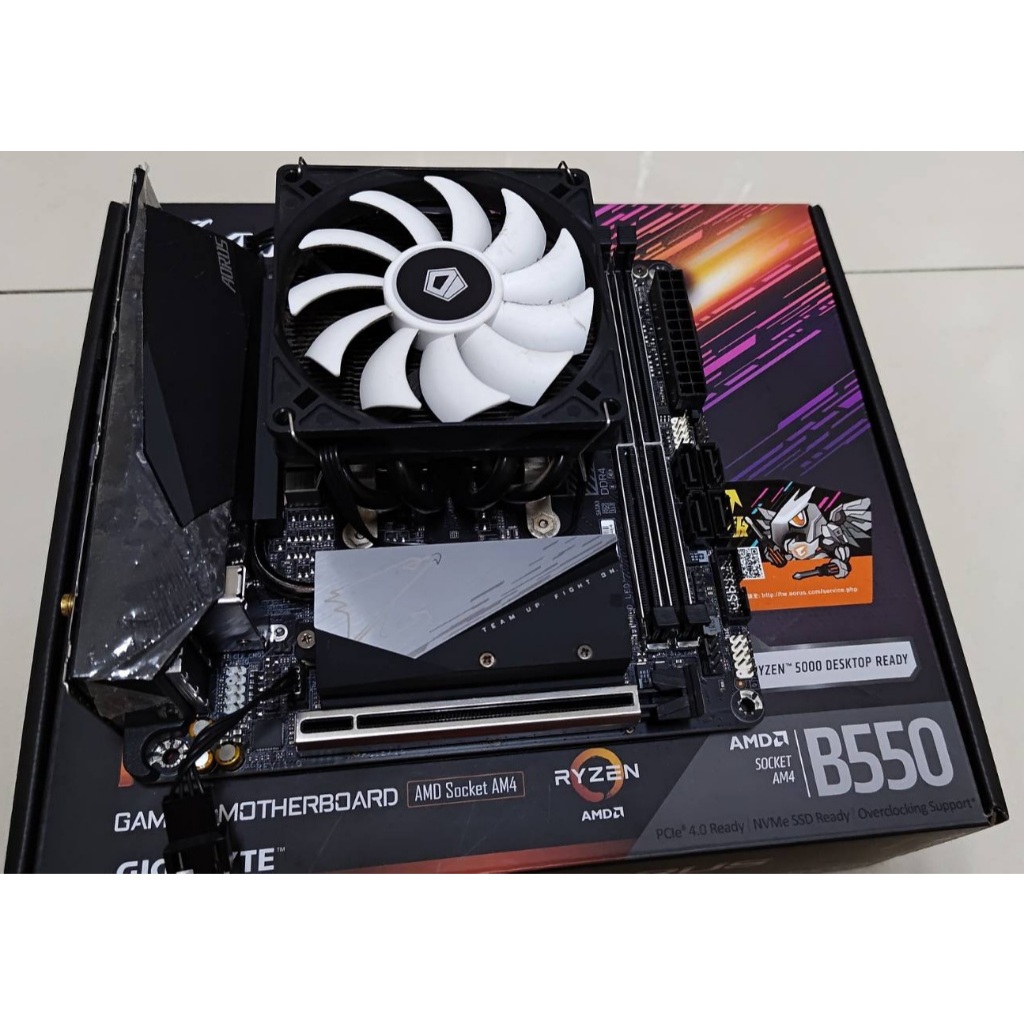 技嘉 ITX B550I AORUS PRO AX + AMD R5 5600G | 蝦皮購物