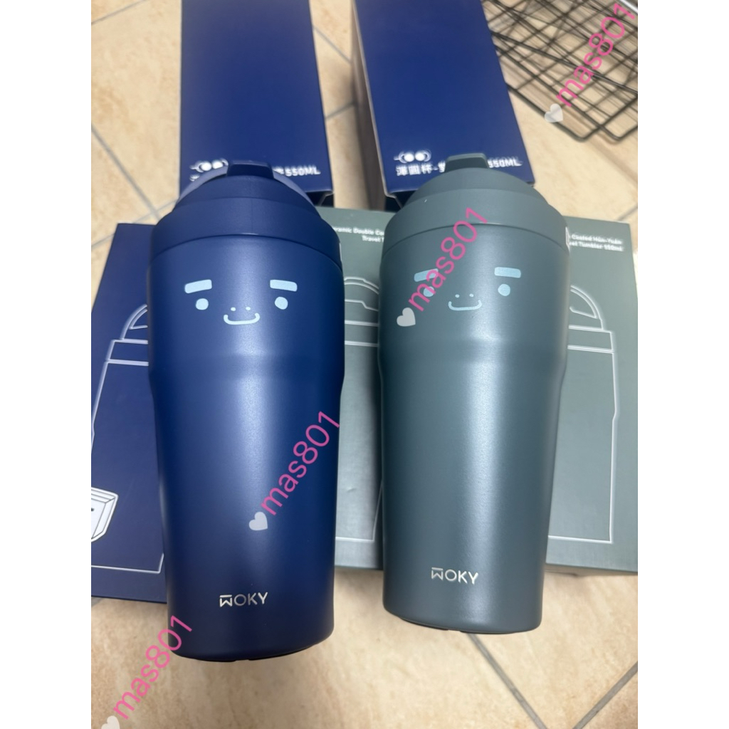 WOKY 渾圓杯•雙層陶瓷550ml BOXMAM x WOKY 保溫杯 | 蝦皮購物