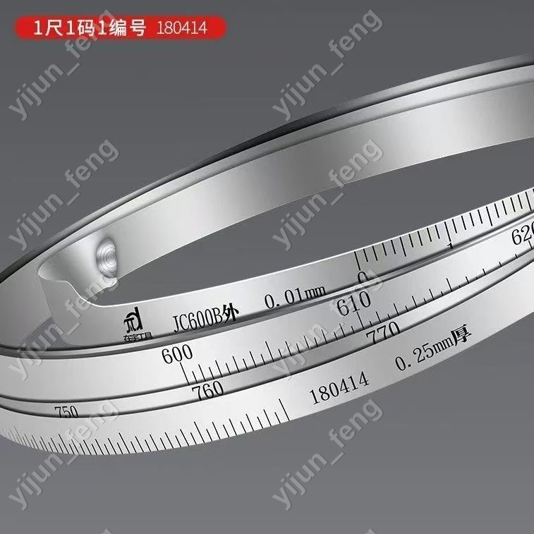 【耐用不銹鋼】高精度不銹鋼派尺精密π尺圓周直徑圍尺外徑測量彈簧鋼兀卷尺子#yijun_feng | 蝦皮購物