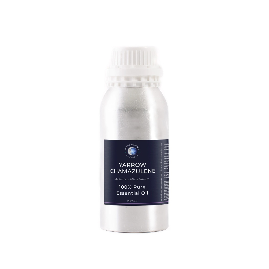 【馥靖精油】西洋蓍草精油 500ml 1kg Yarrow Chamazulene Blue Essential Oil | 蝦皮購物