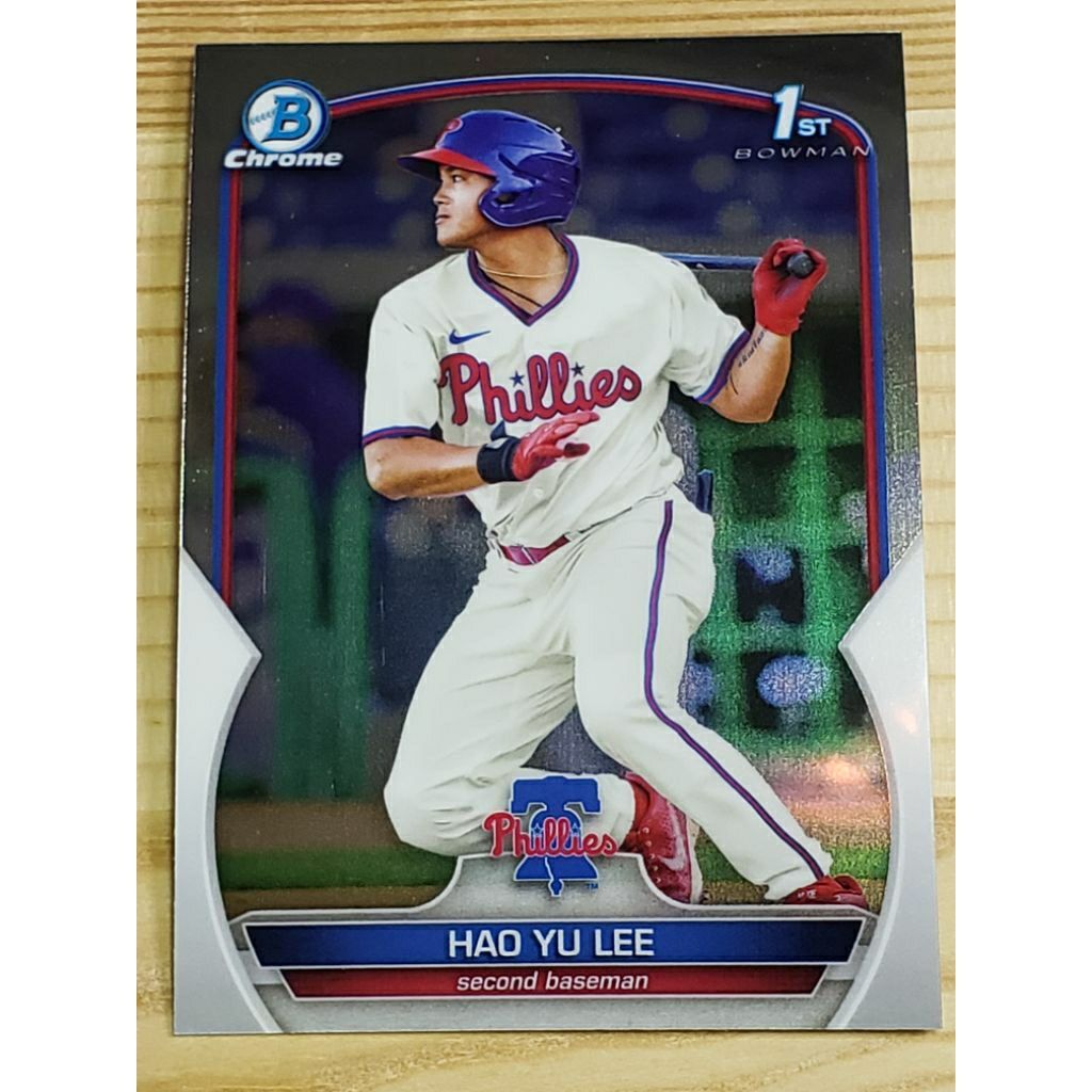 2023 Bowman Chrome 1st 李灝宇 Hao Yu Lee #BCP-52 費城費城人 | 蝦皮購物