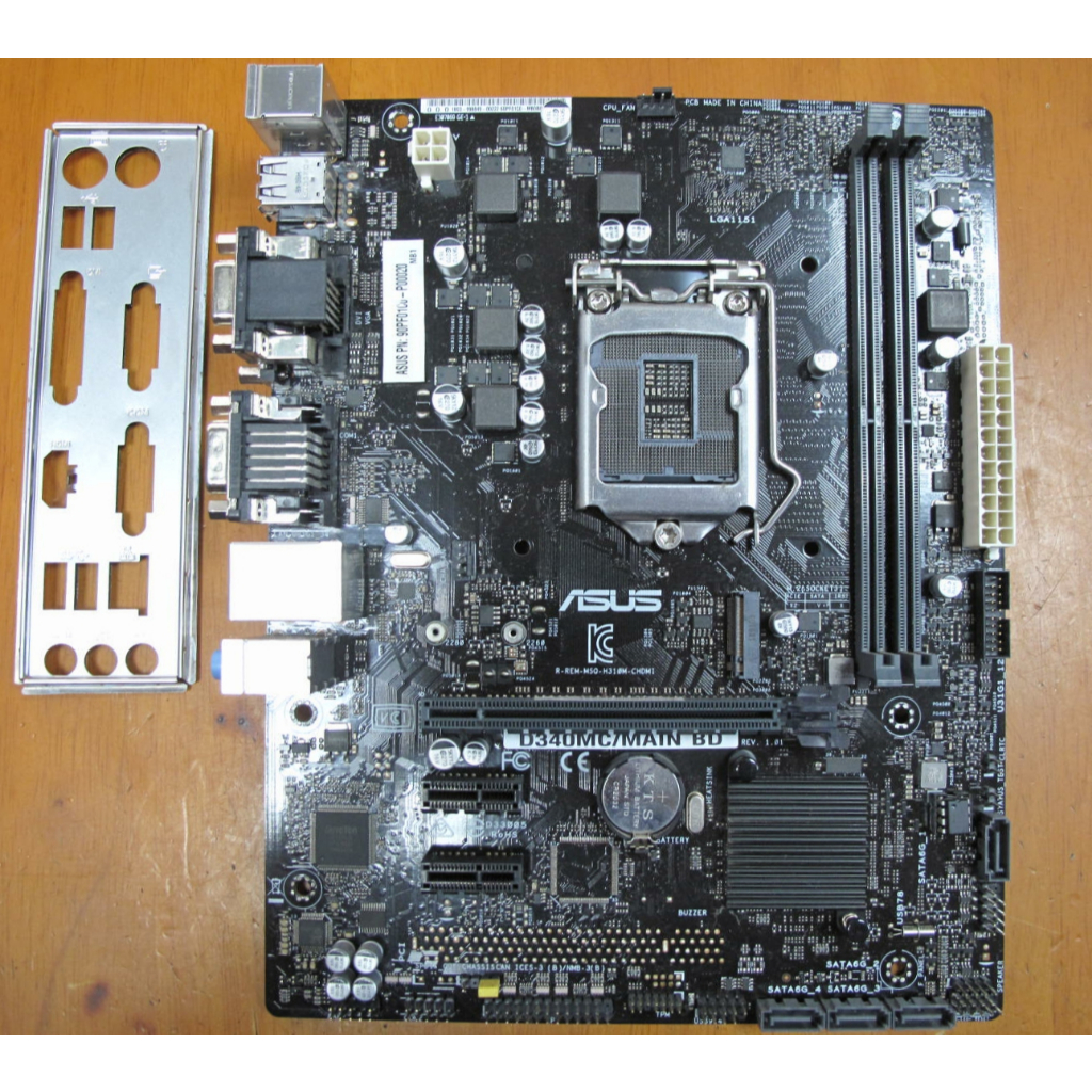 ASUS 華碩 D340MC/MAIN BD 1151腳位/ ATX桌上型主機板 | 蝦皮購物