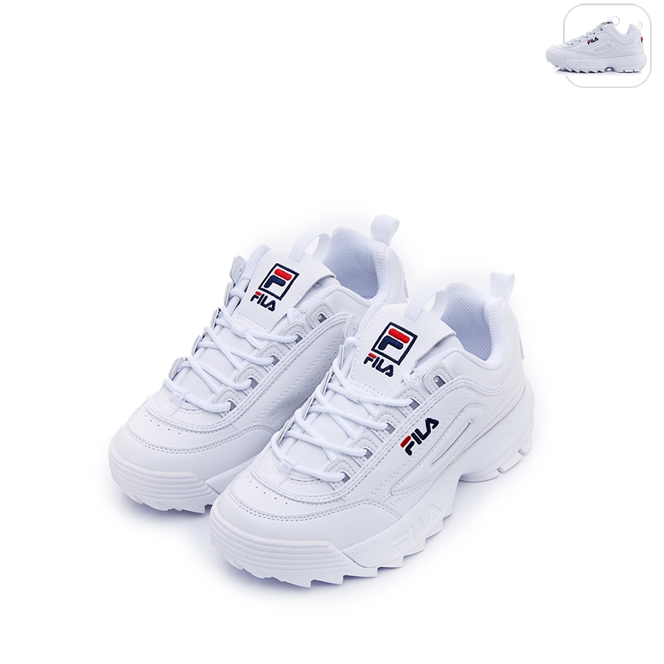 【FILA】中性 DISRUPTOR II 1998 運動鞋-白 4-C608Y-121 | 蝦皮購物