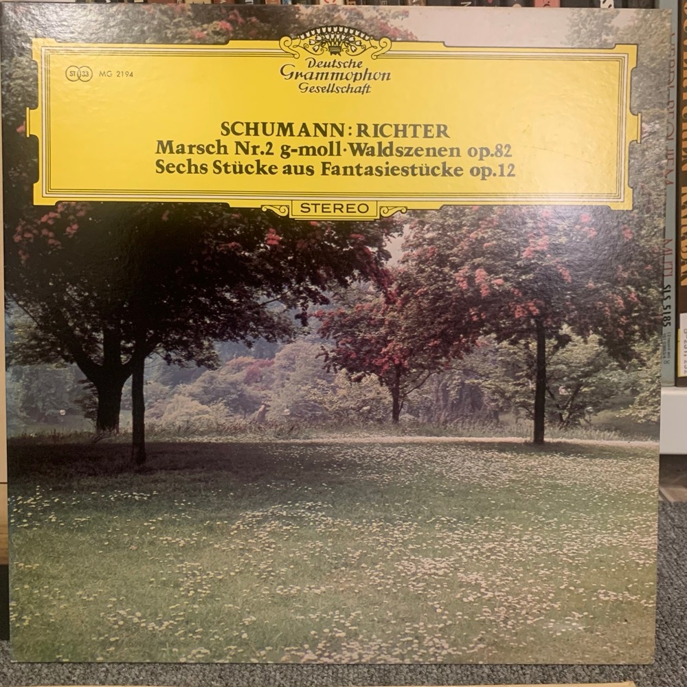 黑膠唱片 鋼琴 Schumann 舒曼 森林情景 Waldszenen 稀有 DG 李希特 大師版本 Richter | 蝦皮購物