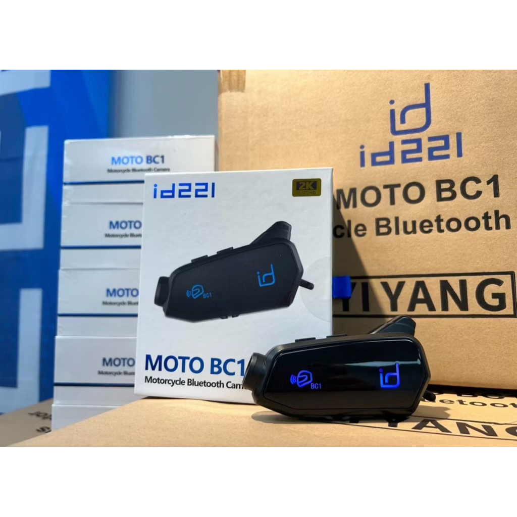 《升安》原廠公司貨 id221 moto bc1 藍牙耳機+行車紀錄器 手機操作 贈32g記憶卡 | 蝦皮購物