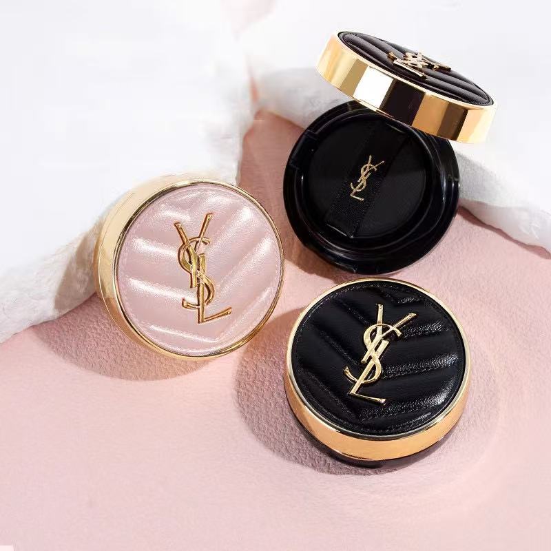 台灣現貨 YSL 聖羅蘭 皮革氣墊 黑粉皮革 B10 B20 5g 美妝小樣旅行裝MINI縮小版 試色體驗裝 | 蝦皮購物