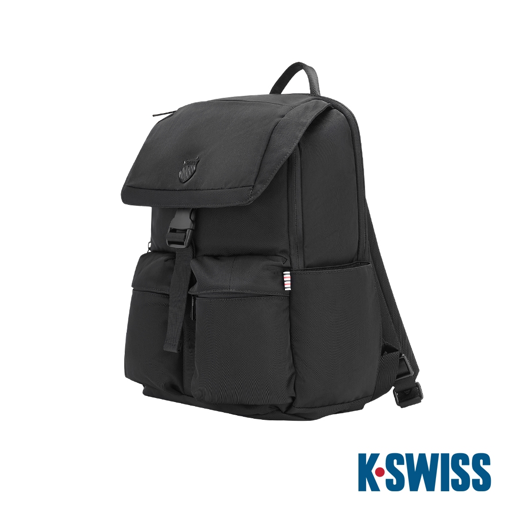 K-SWISS Backpack 雙肩後背包 黑 | 蝦皮購物