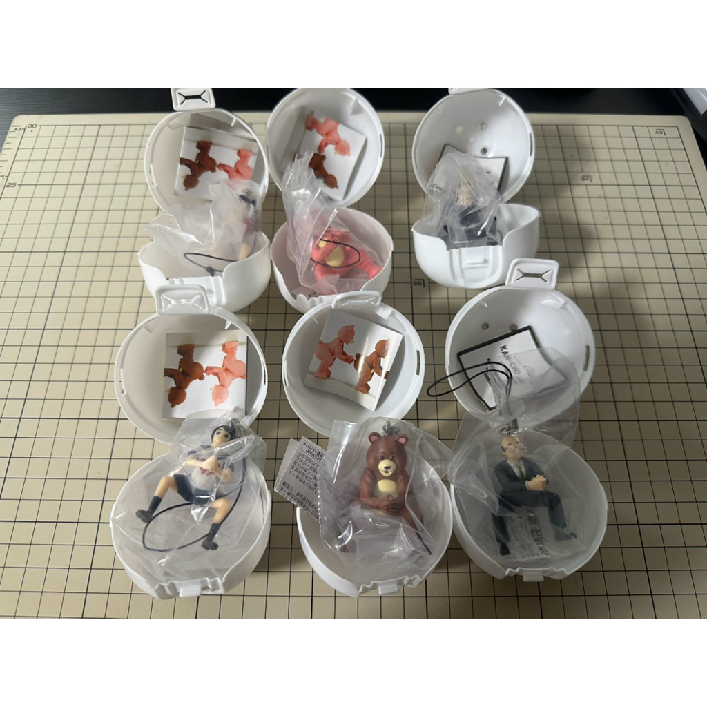 扭蛋 T-ARTS 熊貓之穴 千年殺 KAN-CHO 吊飾全套 共6種 | 蝦皮購物