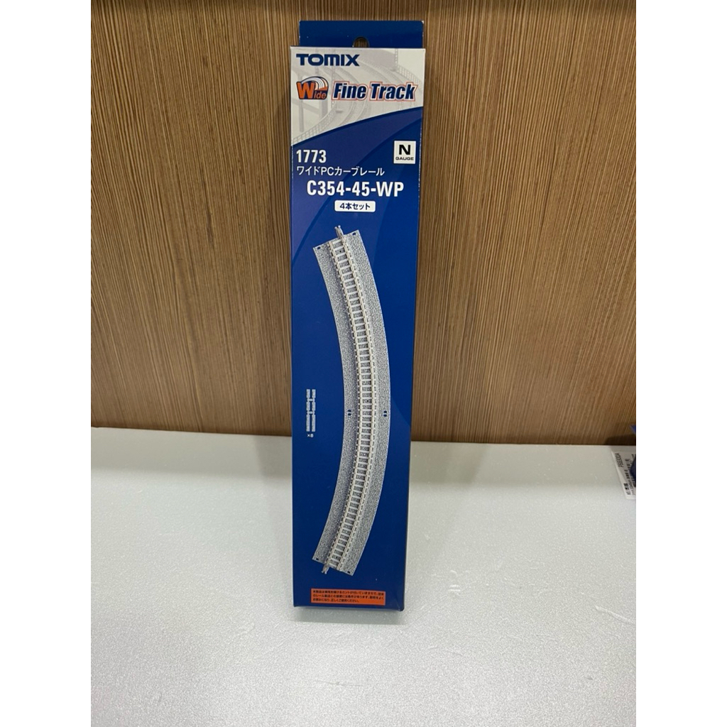 Tomix 1773 彎軌 軌道 C354-45-WP 4入裝 全新 | 蝦皮購物