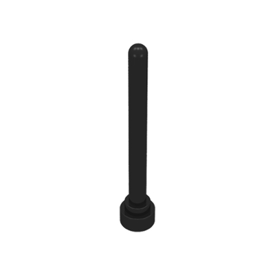 LEGO 樂高 3957 Antenna 4H - Round Top 黑色 圓頭 天線 旗桿 全新品 BK42 | 蝦皮購物