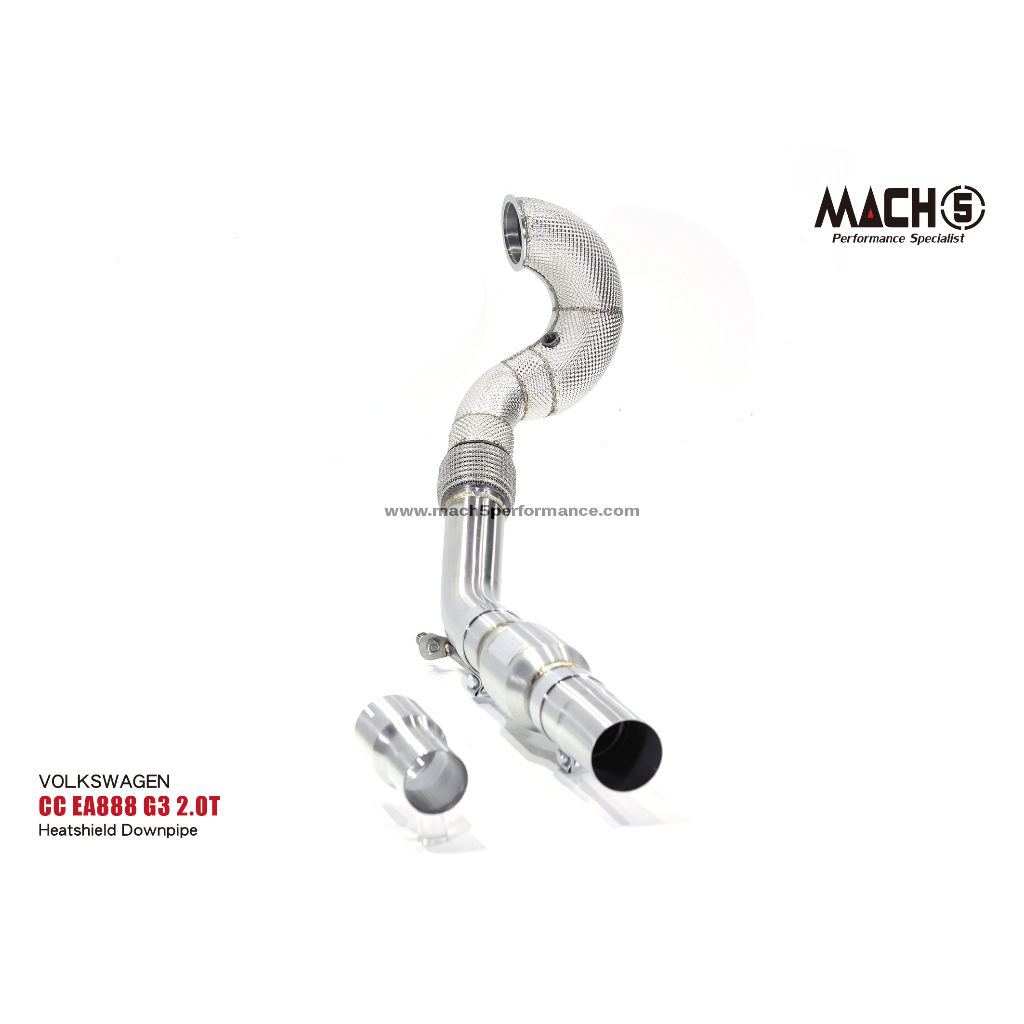 【迪歐星車業】MACH5 高流量直通當派 200鉬 VW CC EA888 G3 2.0T | 蝦皮購物