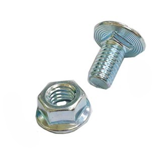 【susumy】鍍鋅馬車螺絲 台灣現貨 冷氣包 馬車螺絲 突緣帽 角鋼用 3/8 x 3/4 角鋼螺絲 | 蝦皮購物