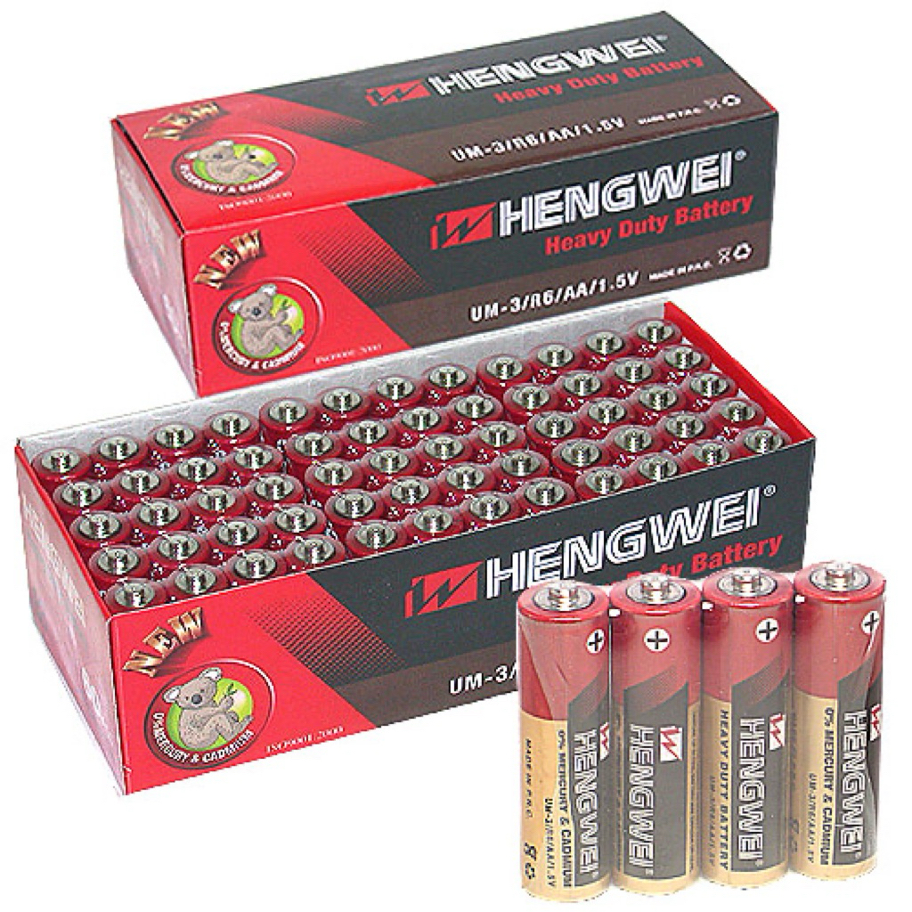 【HENGWEI】4號環保碳鋅電池一盒(60顆入) | 蝦皮購物