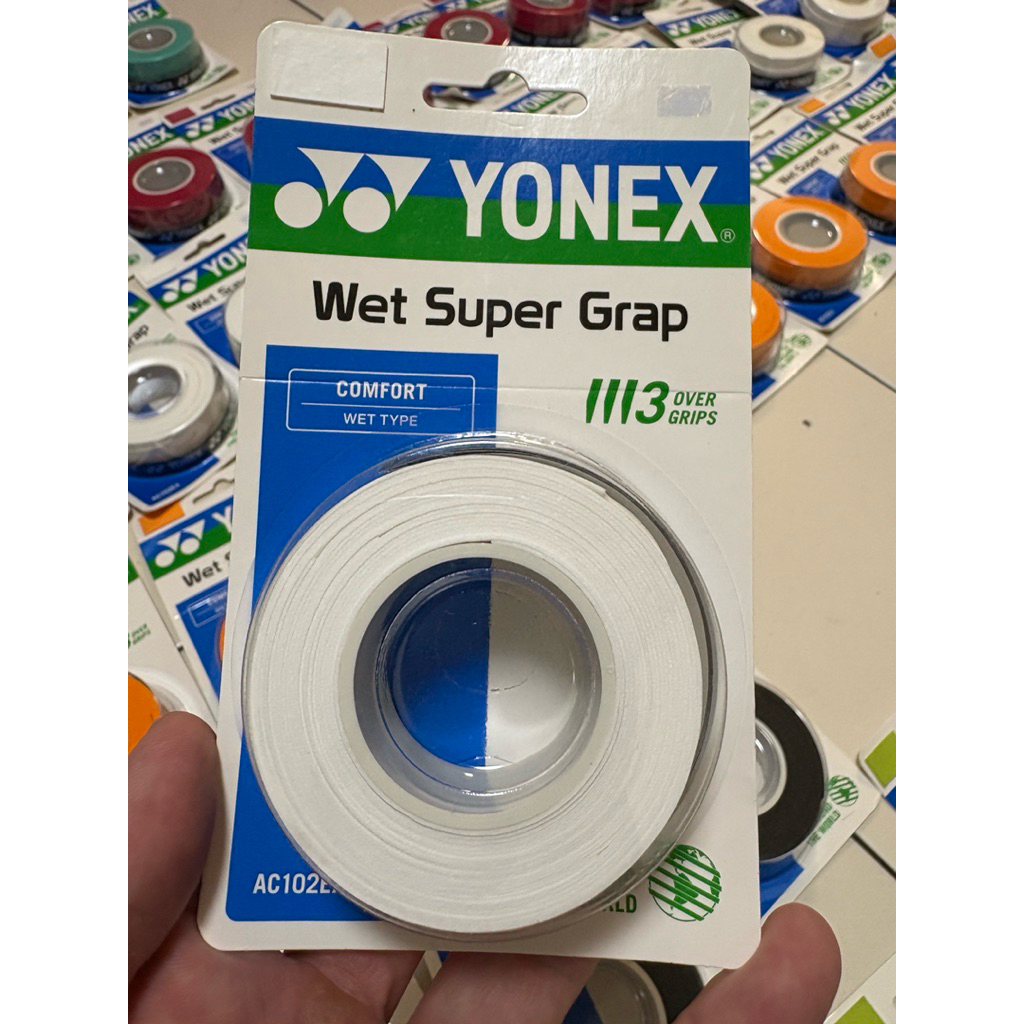 【YONEX AC102EX Wet Super Grap】多色吸汗握把布｜3入組｜ | 蝦皮購物