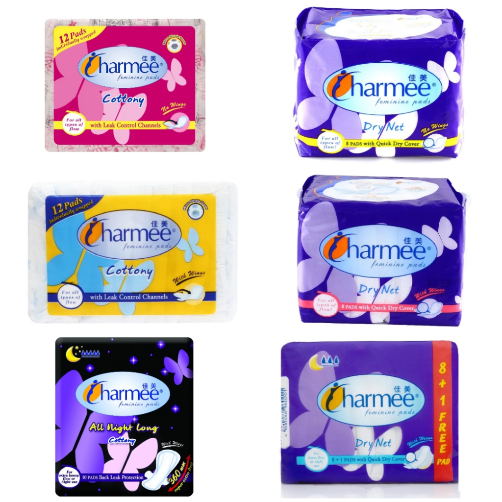 菲律賓 charmee 佳美 護墊 pantyliners 日用 衛生棉 dry net cottony Napkin | 蝦皮購物