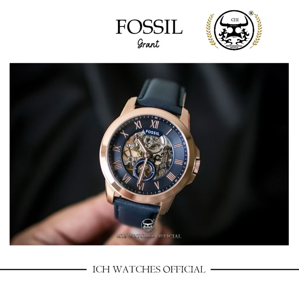 美國FOSSIL 羅馬時標 GrantFS系列鏤空機械錶-ME3052/ME3053/ME3054/ME3055 | 蝦皮購物