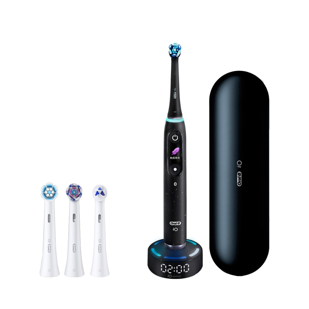 德國百靈Oral-B- iO10 微磁電動牙刷-曜石黑 [完全贈品] | 蝦皮購物