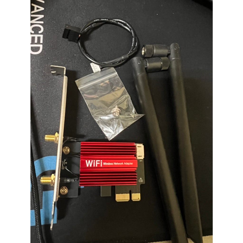 全新 intel be200 pcie 無線網卡 wifi7 藍芽 5.4 有散熱片非 USB ax200 ax210 | 蝦皮購物