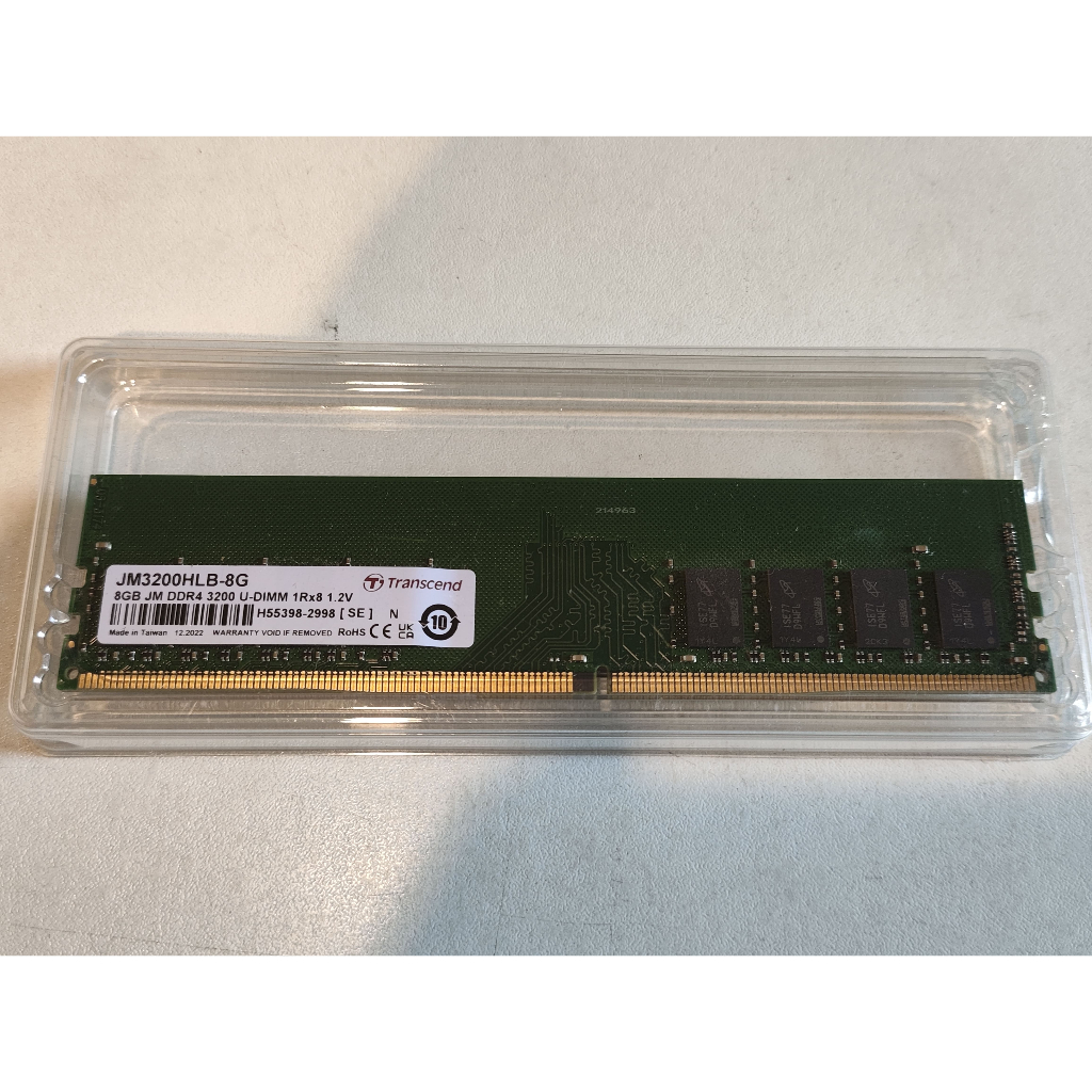創見 Transcend 8GB JetRam DDR4 3200 桌上型記憶體 JM3200HLB-8G 原廠終身保固 | 蝦皮購物