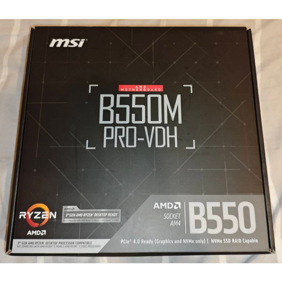 B550M PRO-VDH｜二手 主板 零件 主機板 微星 MSI B550 B450 B350 X370 可參考 | 蝦皮購物